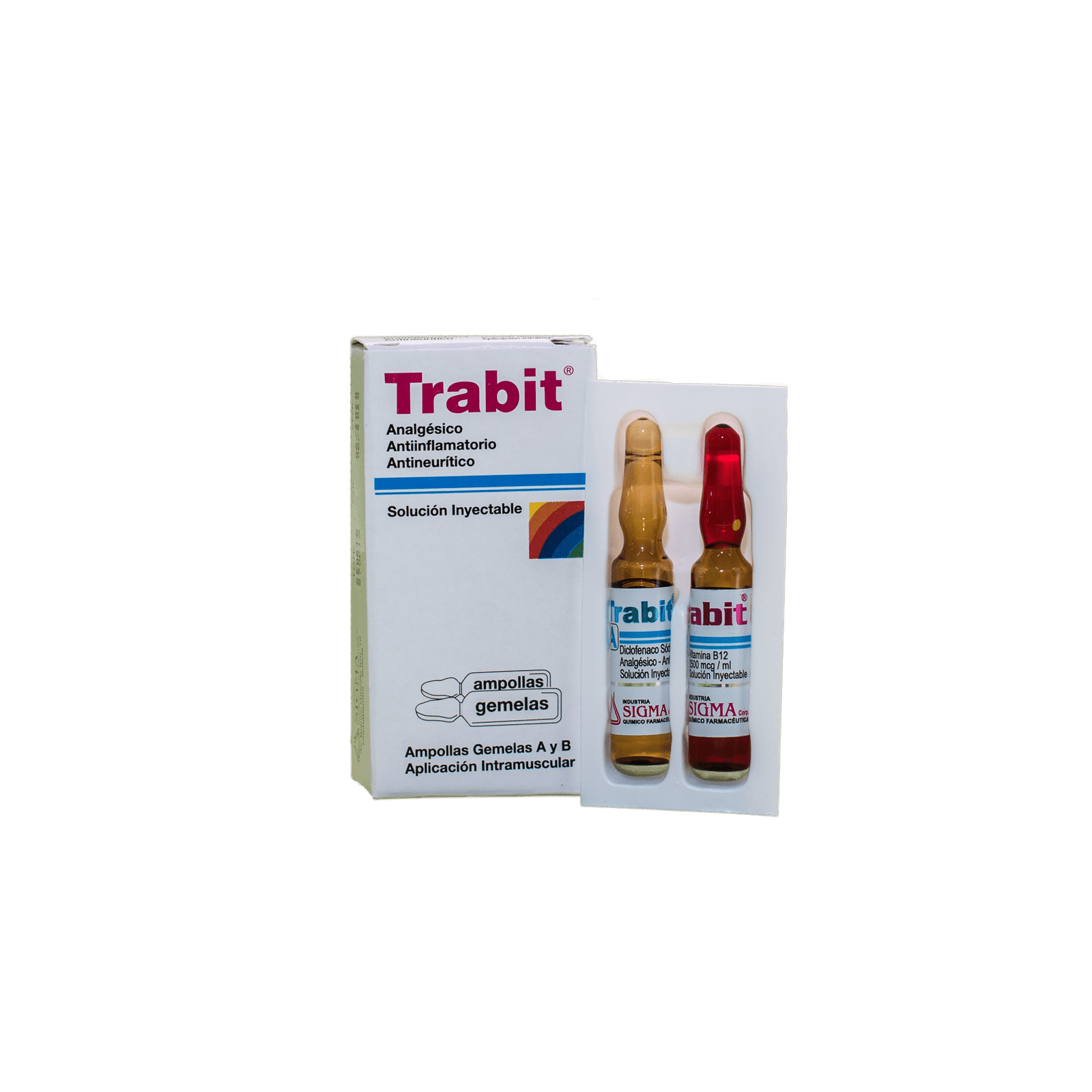 TRABIT (GEMELAS A/B) x 20 ampollas - Farmacias Telchi