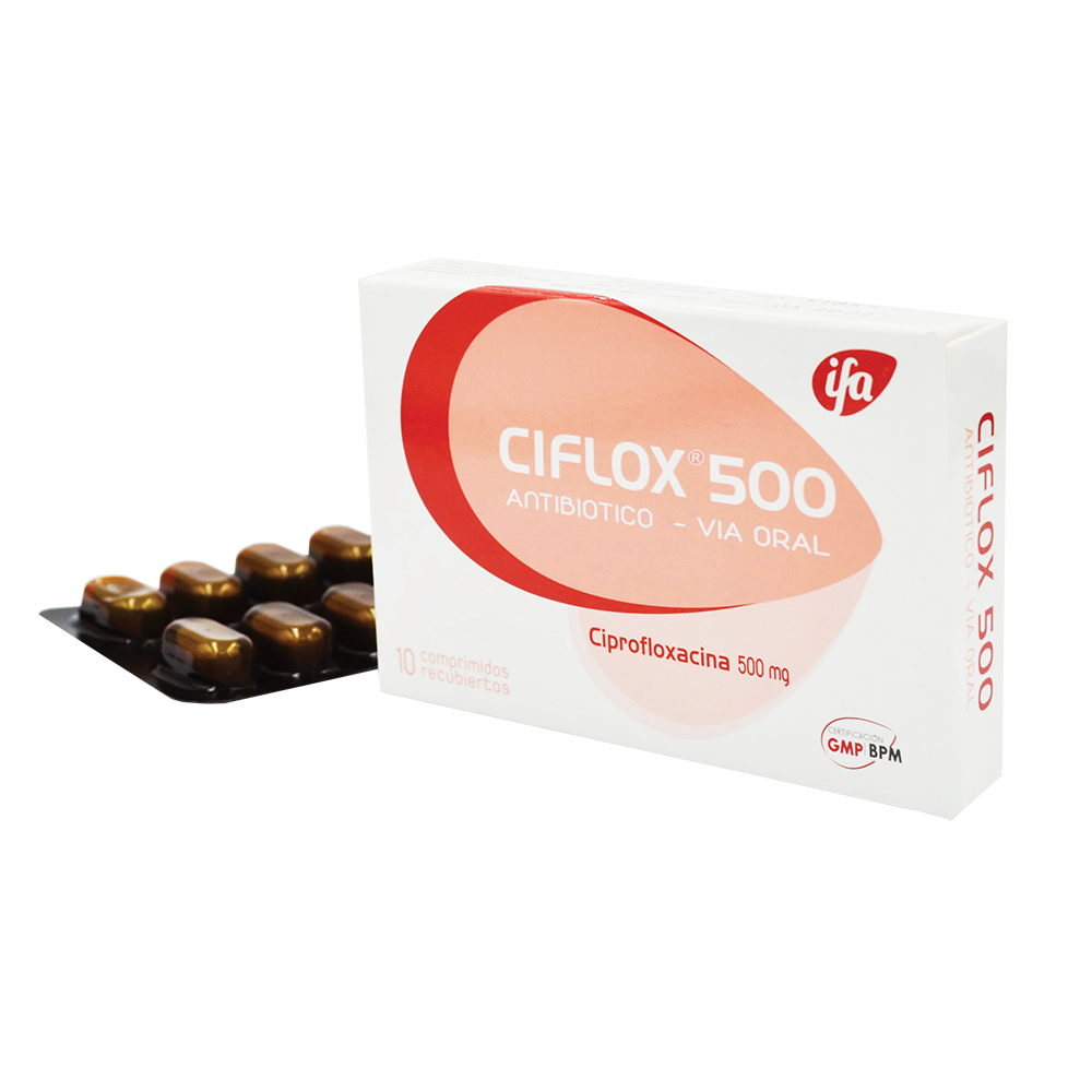 CIFLOX 500 mg x 10 comp - Farmacias Telchi