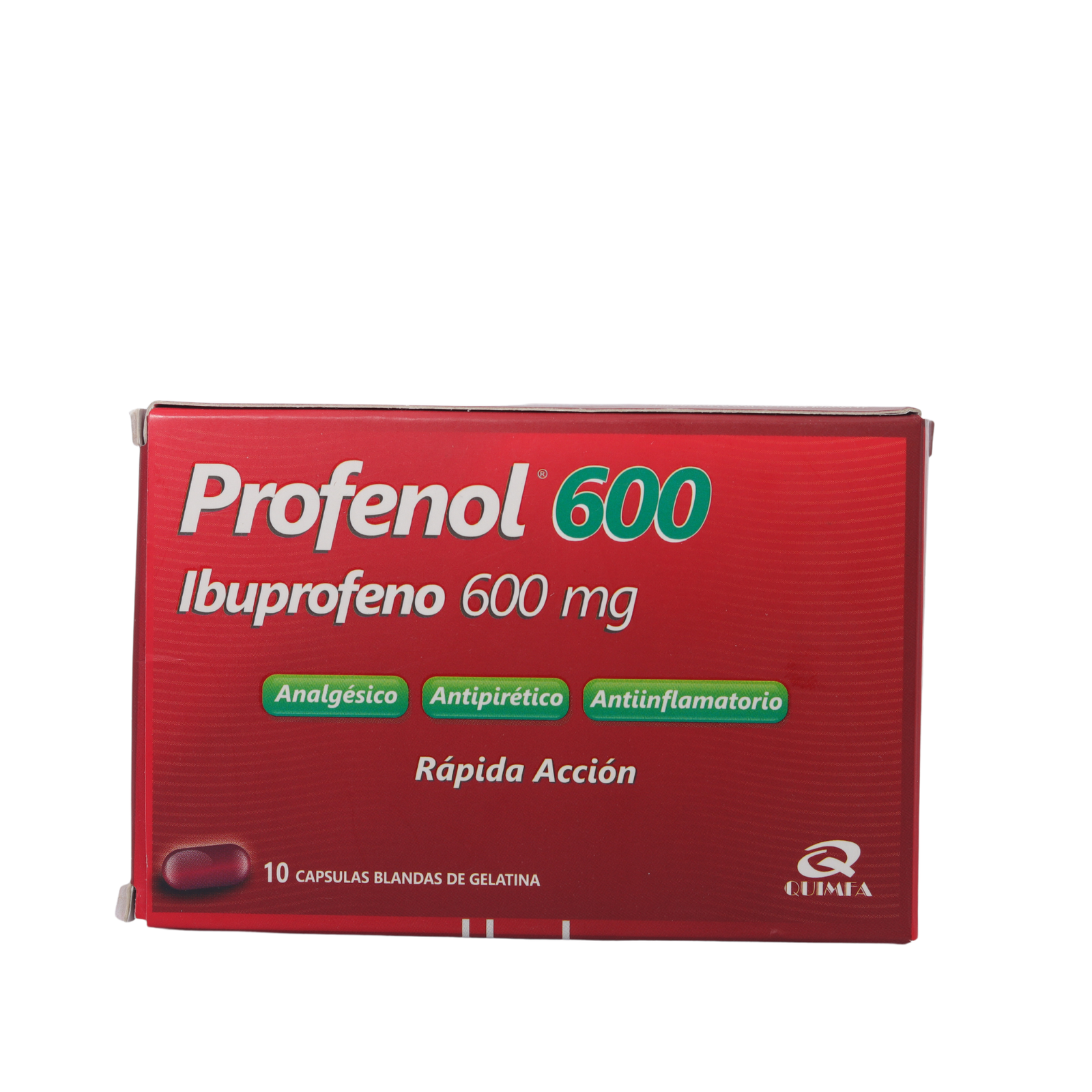 PROFENOL 600 mg x 10 capsulas - Farmacias Telchi
