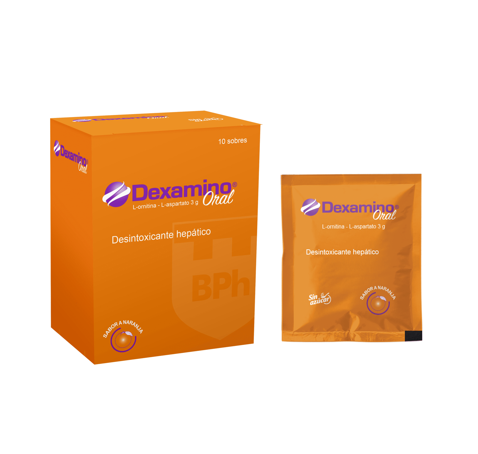 DEXAMINO ORAL GRANULADO NARANJA x 10 sobres - Farmacias Telchi