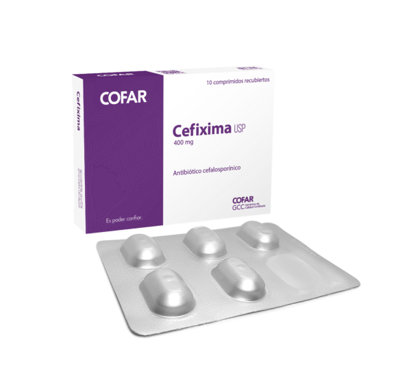 CEFIXIMA USP 400 mg x 10 comp. - Farmacias Telchi