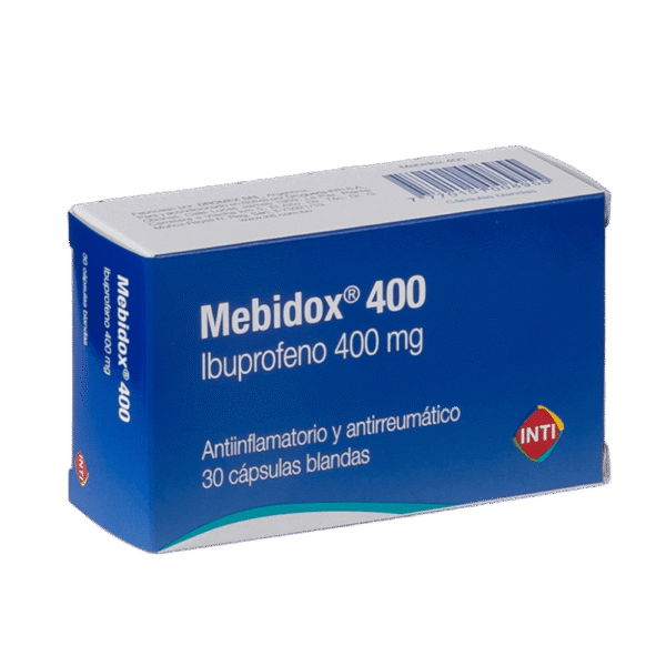 MEBIDOX 400 mg x 30 caps. - Farmacias Telchi