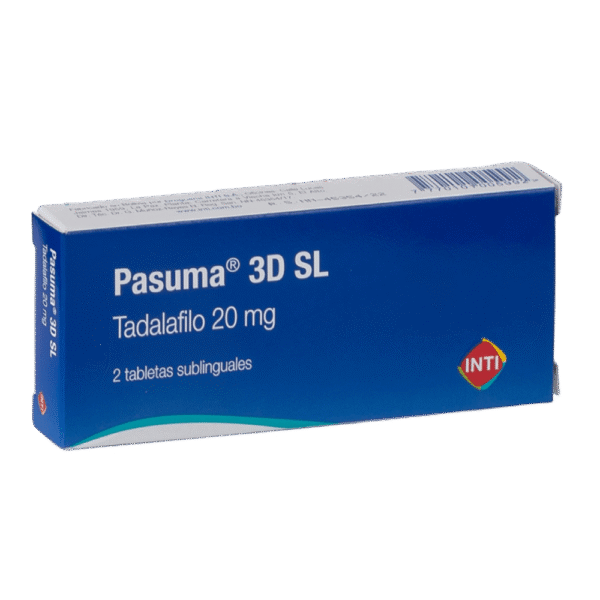 PASUMA 20 mg SL 3D x 2 tabletas - Farmacias Telchi